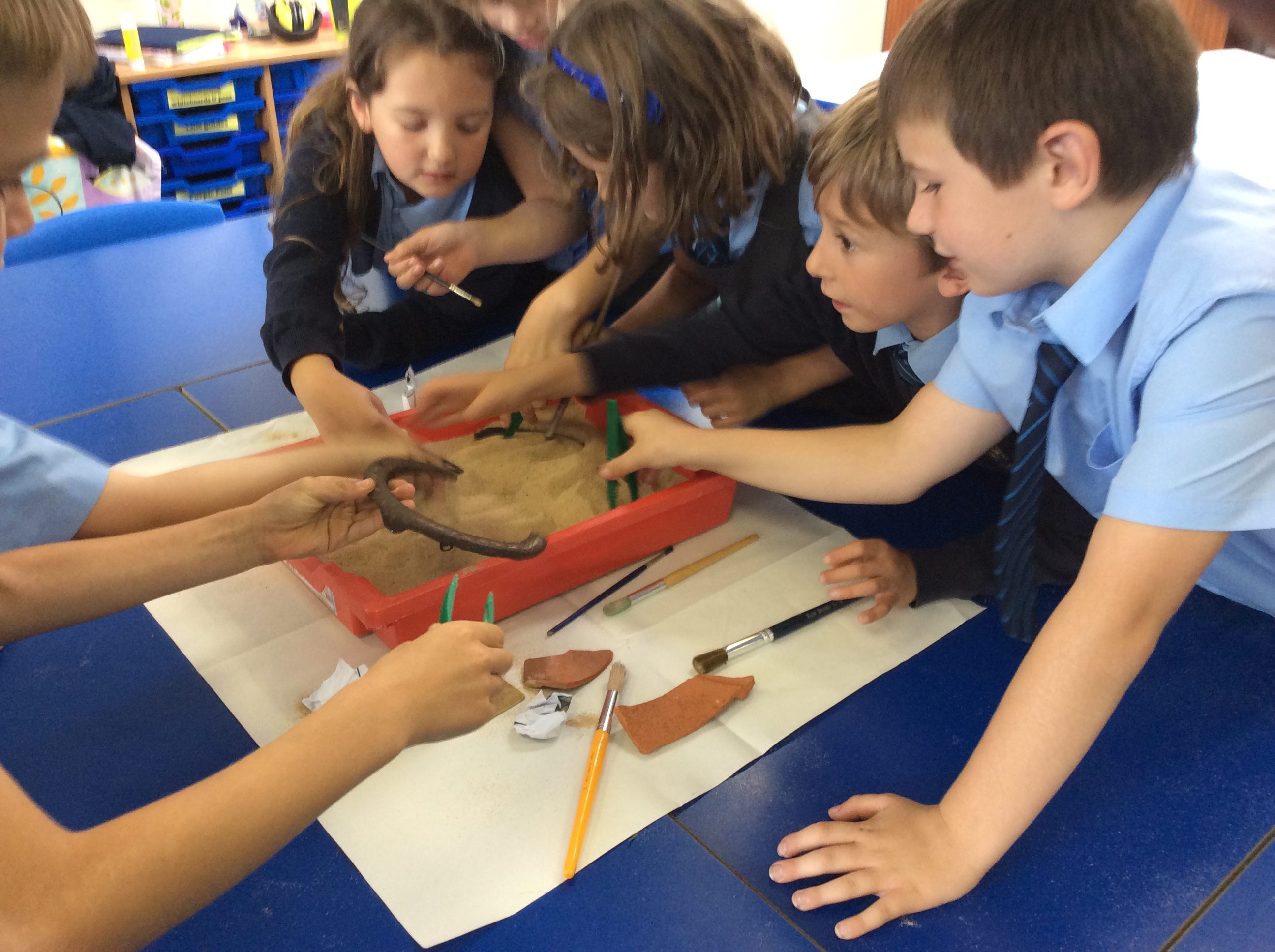 TMS Archeological Dig - Threemilestone Primary School