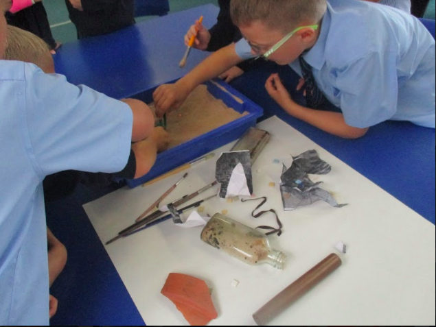TMS Archeological Dig - Threemilestone Primary School