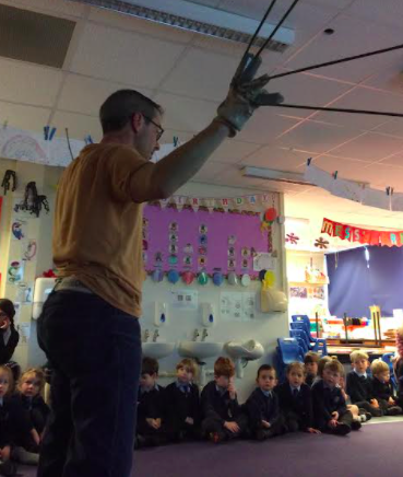 EYFS bat visit! - Threemilestone Primary School