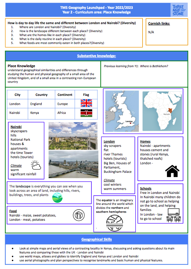 Geography - Threemilestone Primary School