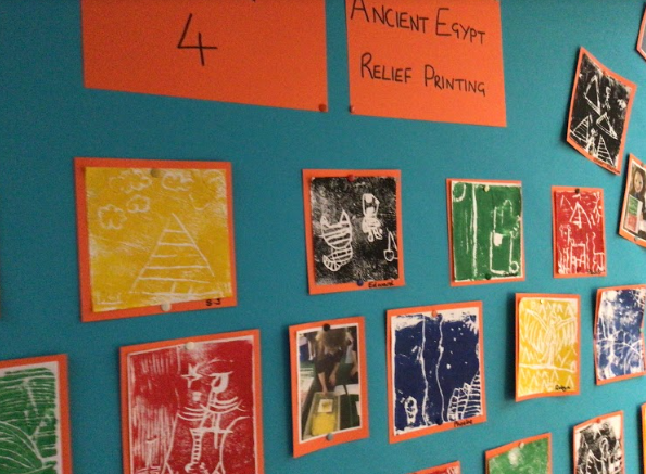 Year 4 Relief Printing - Threemilestone Primary School