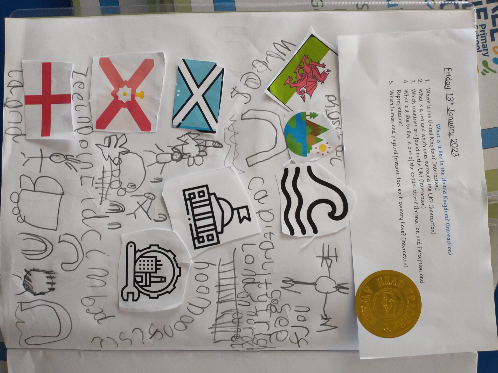 Year One Learning - Geography of the United Kingdom - Threemilestone ...