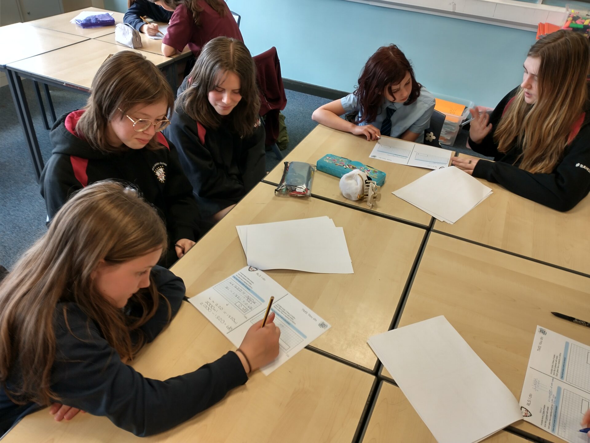 Year 6 Maths Mentoring at Richard Lander School - Threemilestone ...